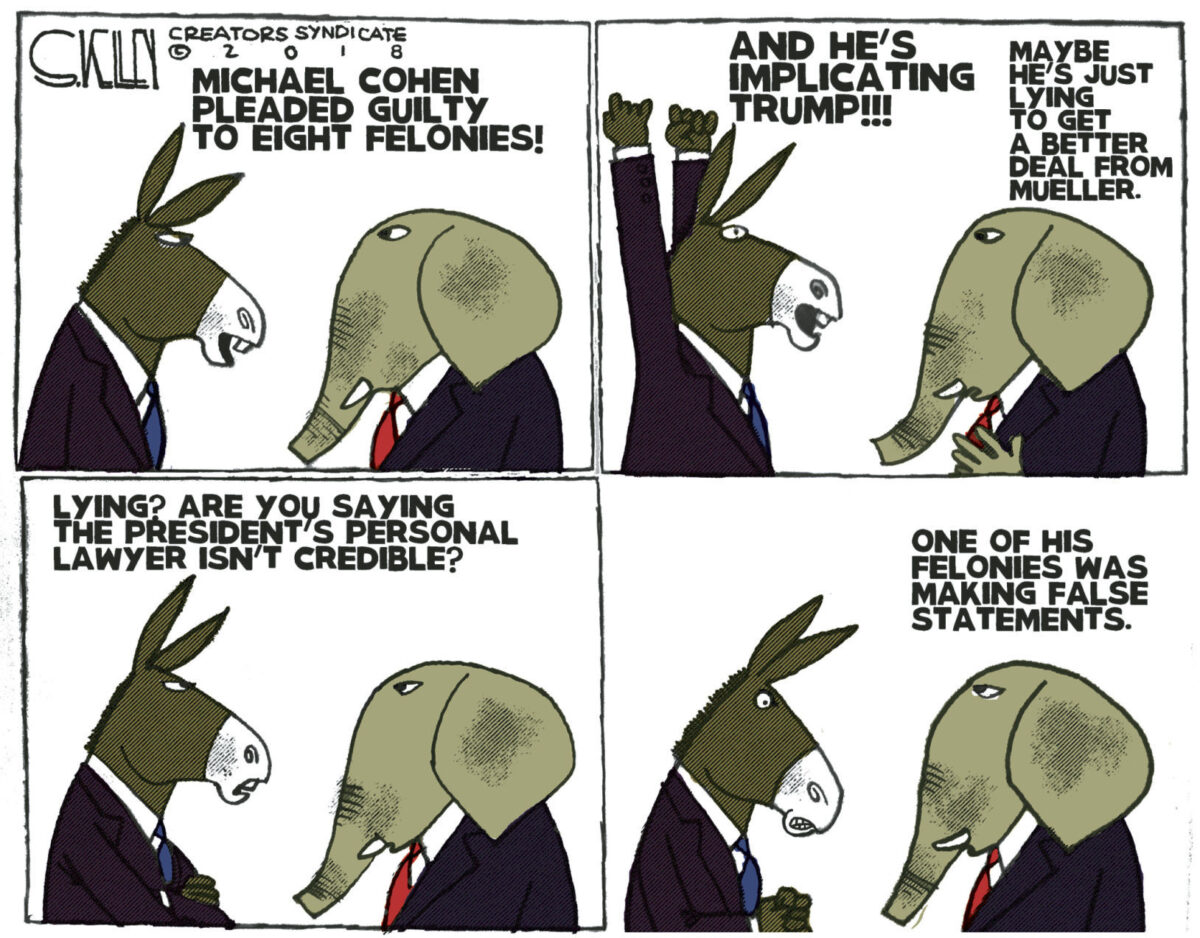 Cartoons: False statements and running from justice | News, Sports ...